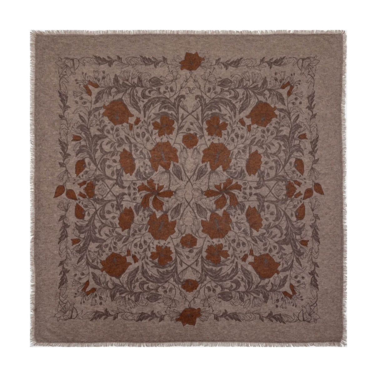 Luxury Cashmere Printed Square Scarf | Vinci Cashmere – vinci cashmere